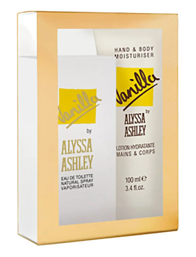 Alyssa Ashley Vanilla Edt 25 Ml+ Hand & Body Lotion 100 Ml - Body ...