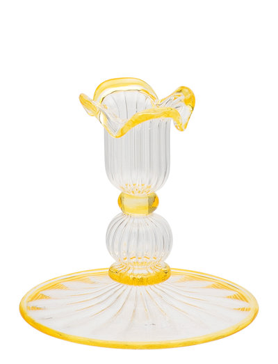 Anna + Nina Yellow Jane Candle Holder - Candle holders & candlesticks ...
