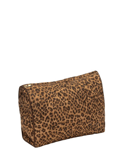 Anna + Nina Leopard Quilted Wash Bag – kosmetiktasche – einkaufen bei ...