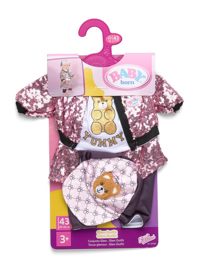 BABY born Baby Born Glam Outfit 43cm – dukkeklær – shop på Booztlet