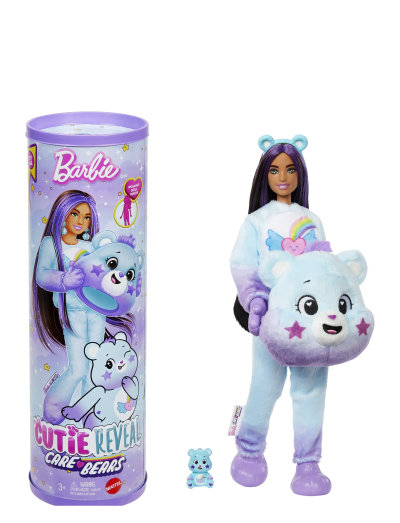 Barbie Cutie Reveal Care Bears Doll & Accessories, Series 2 Dream ...