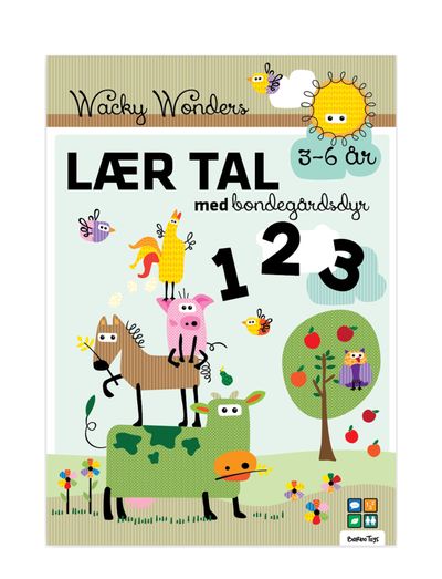 Barbo Toys Aktivitetsbog Lær Tal Med Wacky Wonders Bondegårdsdyr - 123 ...