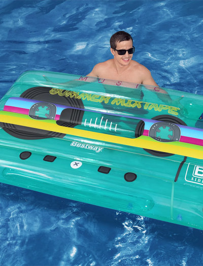 Bestway Bestway 1.74m X 1.17m Retro Beats Pool Float (BET20043649) - Baderinger og bademadrasser ...