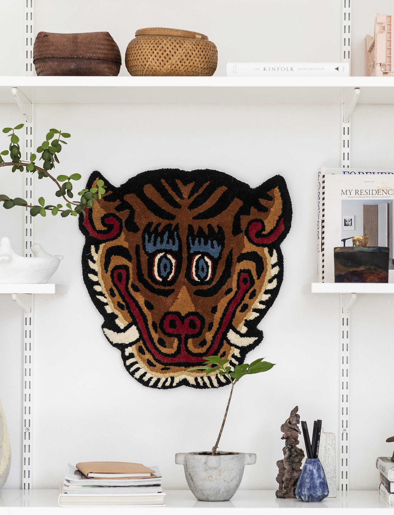 Bongusta Tiger Face Rug - Rugs | Boozt.com