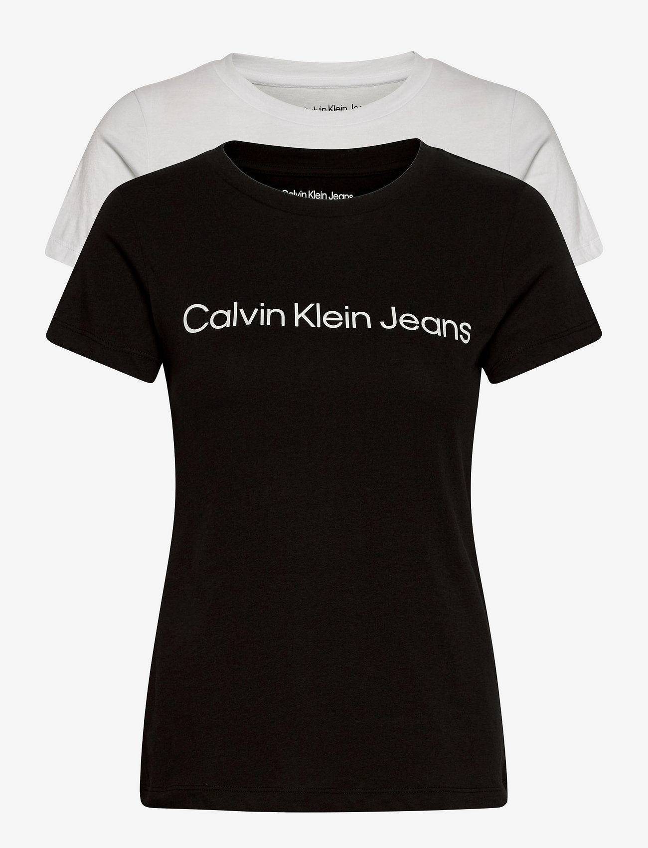 Calvin Klein Jeans Institutional Logo 2 Pack Tee T Shirts
