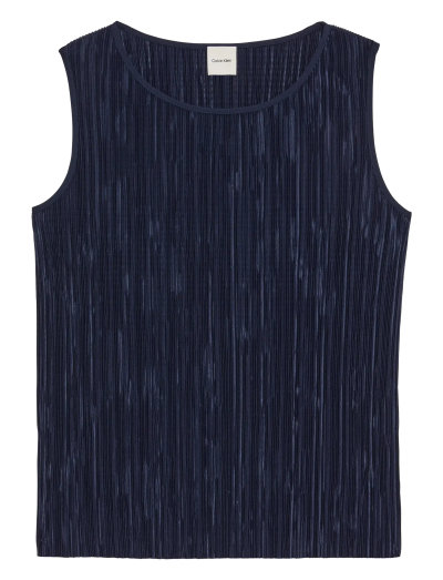 Calvin Klein Plisse Sl Tank – sleeveless tops – shop at Booztlet