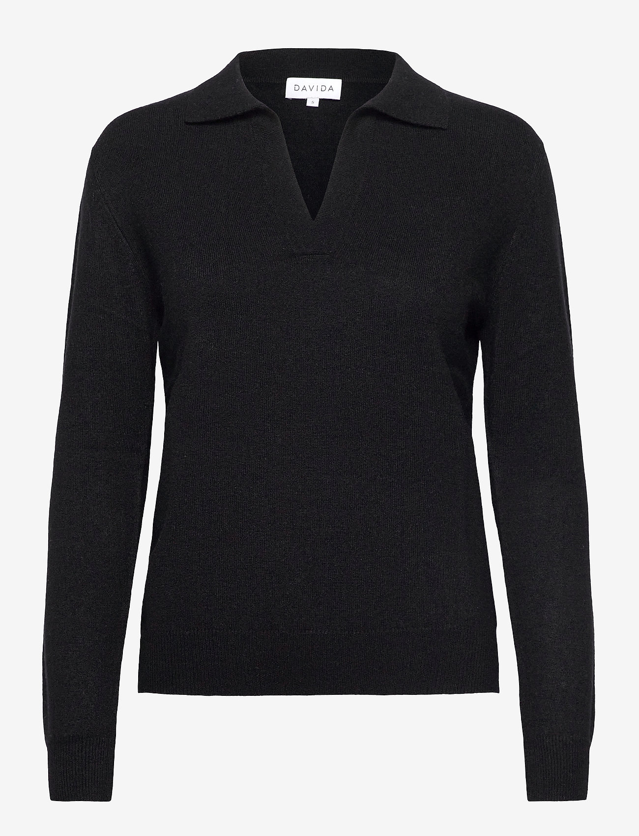 Davida Cashmere Open Collar Sweater - Kudumid | Boozt.com