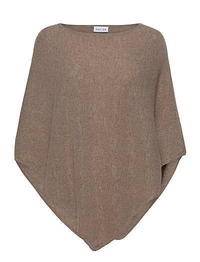 Davida Cashmere Triangle Poncho - Knitwear | Boozt.com