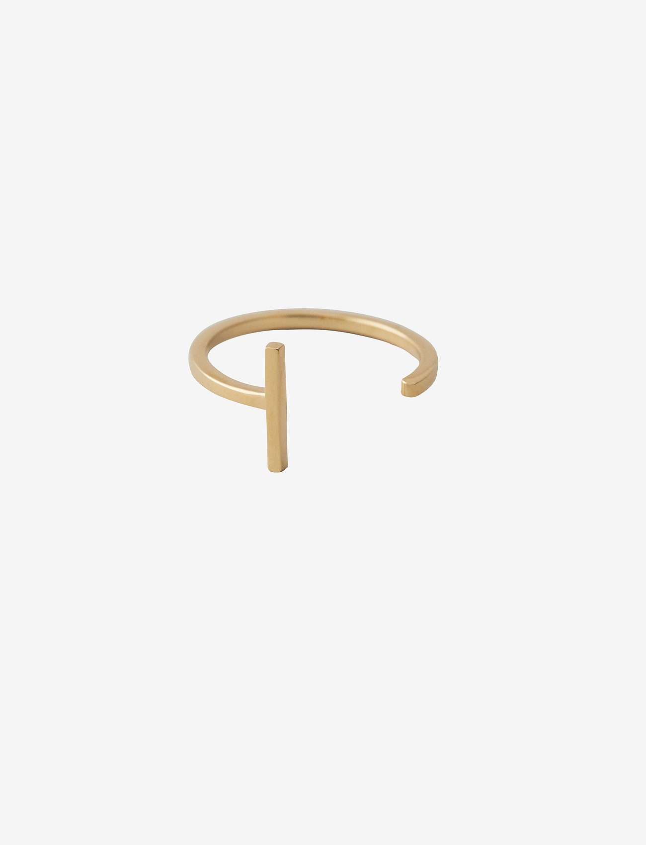 Design Letters Ring A-z Gold - Rings | Boozt.com