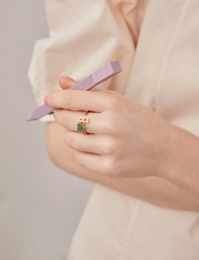 Design Letters Ring A-z Gold (Gold/Gold) - 60 € | Boozt.com