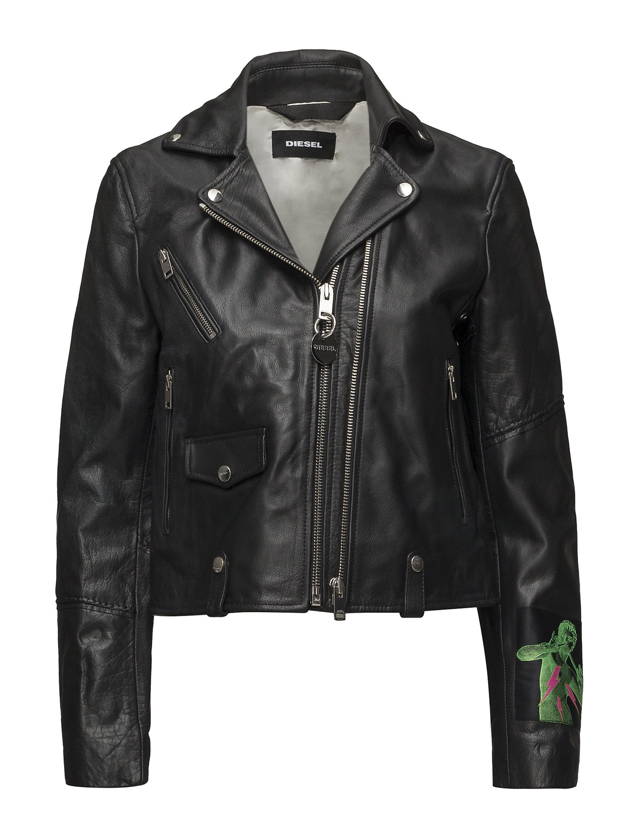 Aanbieding: Seattle Leather Jacket Leren Jack Jas Zwart Mdk ...