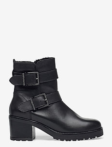 PORTRAIT - heeled ankle boots - black