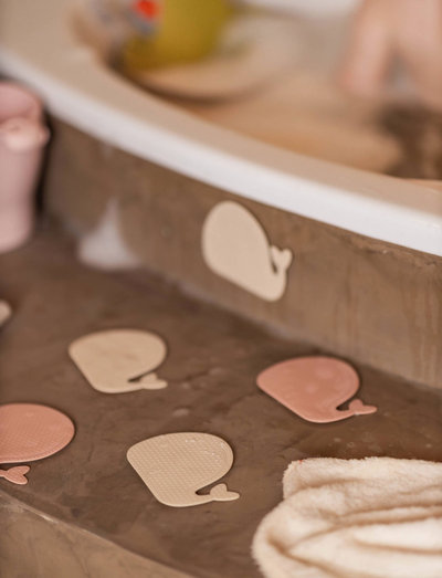 Filibabba Silicone Mini Bath Mats 6 Pcs - Whales - Rose Mix - Kylpyyn ...