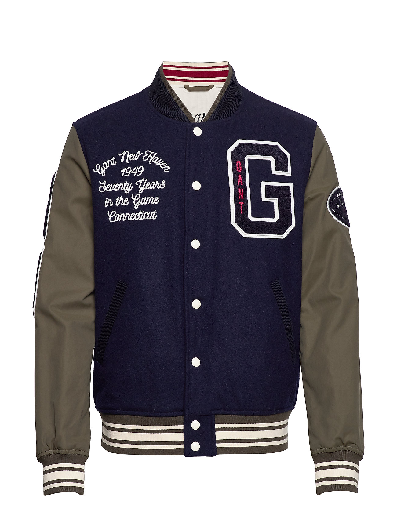D1. The Gant Varsity Jacket (Marine) (299.99 €) - Gant - | Boozt.com