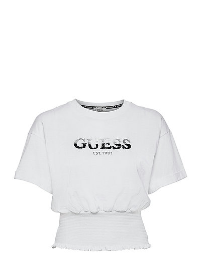 GUESS Jeans Ss Winifred Crop Top (GJSW1GI0VJA900) - T-shirts - Boozt.com