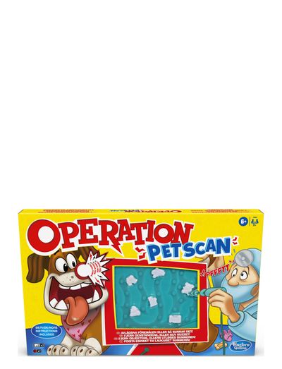 Hasbro Gaming Operation Pet Scan Board Game - Legesett for barn - Boozt.com
