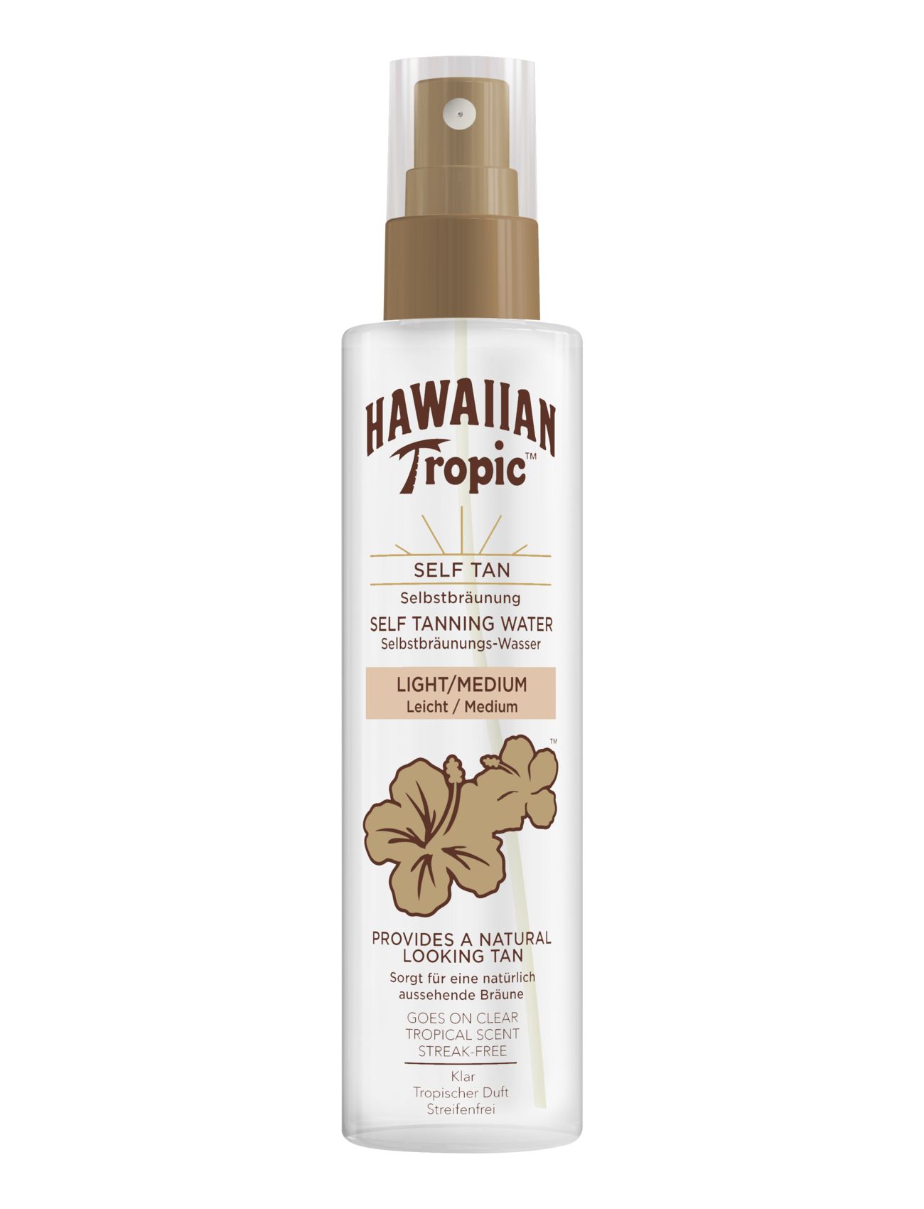 Hawaiian Tropic Self Tanning Water Light/medium 200 Ml (Clear) - 1.964 ...