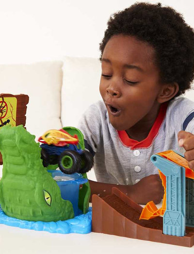 Hot Wheels Monster Trucks Swamp Chomp Playset - Legetøjsbiler ...