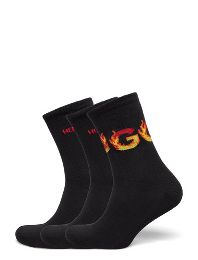 HUGO 3pqs Rib Flames Cc W - Socks - Boozt.com