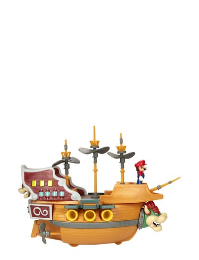 JAKKS Nintendo Super Mario 2.5” Deluxe Bowser Ship Playset - Ensembles ...