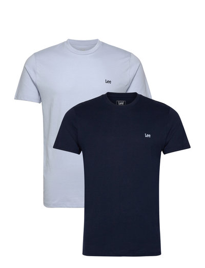 Lee Jeans Twin Pack Crew – t-skjorter – shop på Booztlet