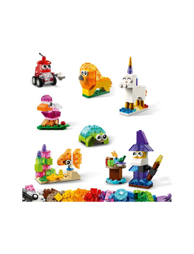 LEGO Creative Transparent Bricks Medium Set - LEGO® Classic - Boozt.com