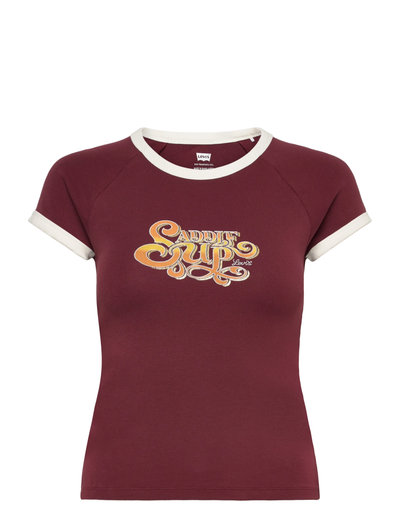 Levi's® Gr Riley Raglan Tee Glitz Sadd – t-shirts – winkel bij Booztlet