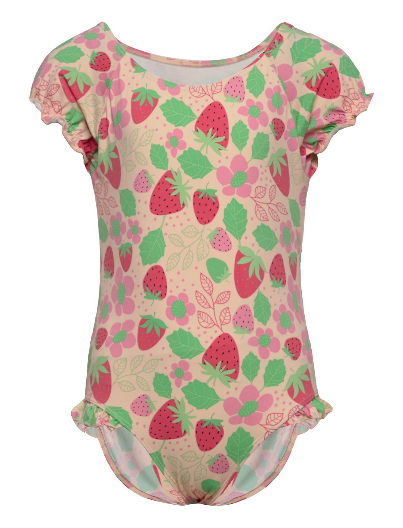 Lindex Swimsuit Sleeve Sg Strawberry Swimsuits