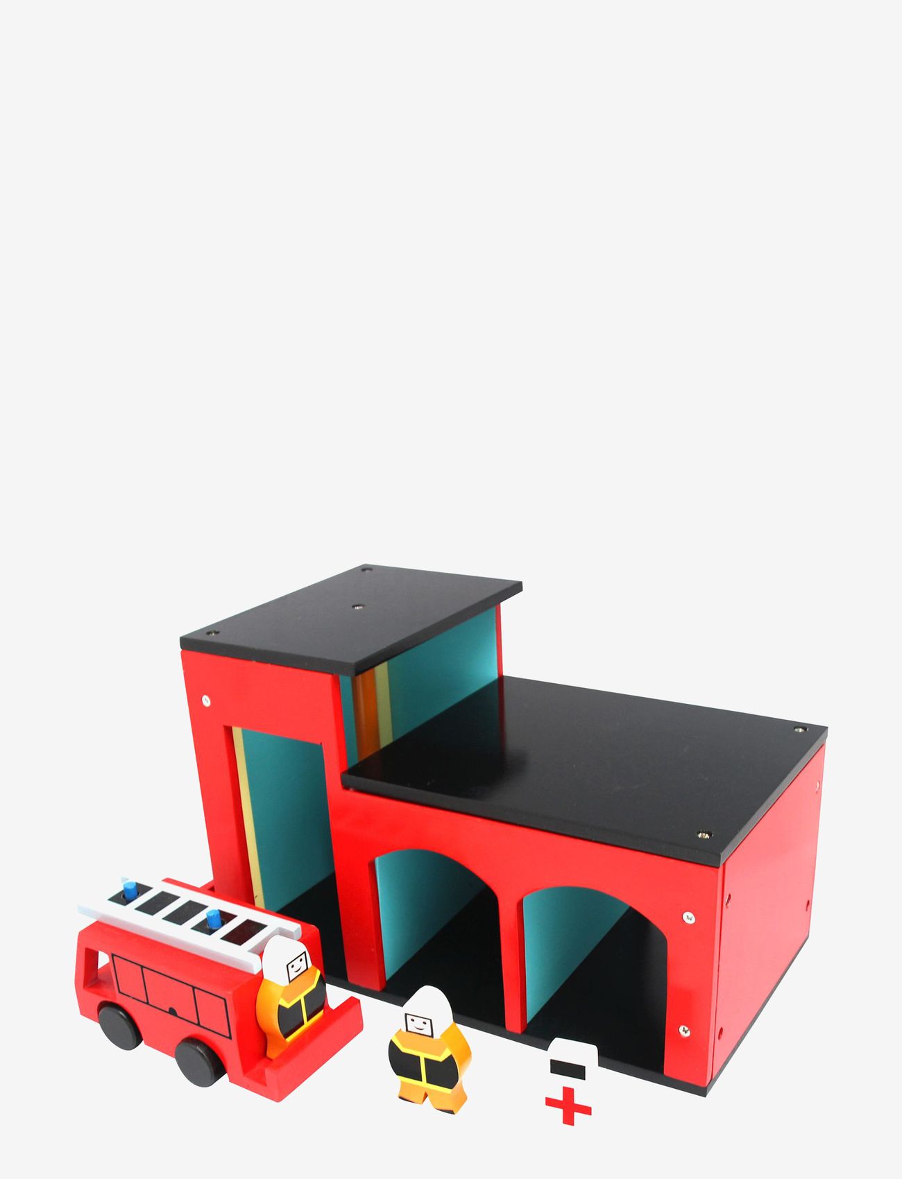 Magni Toys Fire Station With Figures - Kjøretøy | Boozt.com