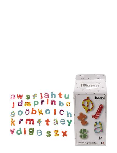 Magni Toys Magnetic Letters In A Milk Carton – puslespil & spil – shop ...