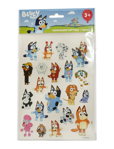Bluey Bluey Tattoos - Límmiðar - Boozt.com