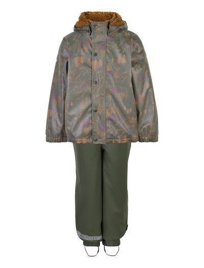 mikk-line Pu Aop Rain Set Rec W. Susp/104 – – shoppa på Booztlet