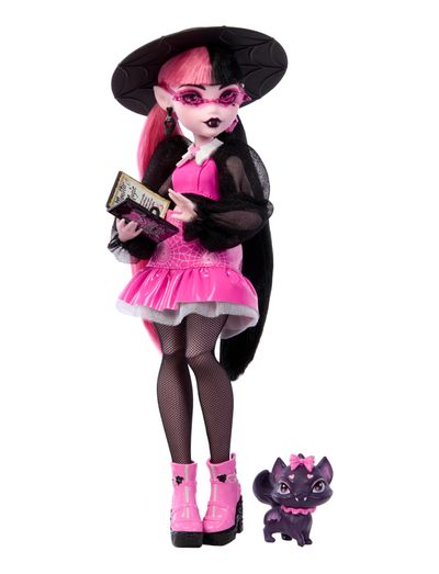 Monster High Draculaura Fashion Doll With Pet Count Fabulous And ...