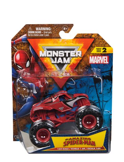 Monster Jam Monster Jam 1:64 Marvel Single Pack - Spider Man ...
