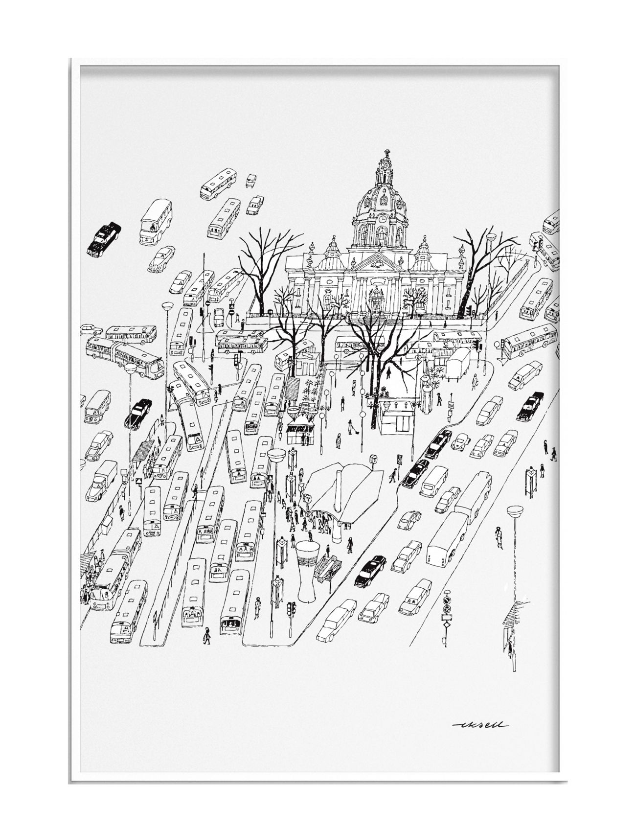 olle-eksell-odenplan-poster-rahmen-boozt-switzerland