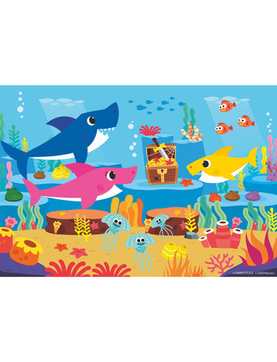 Ravensburger Baby Shark Treasure Hunt 2x24p (Multi Coloured/Multi ...