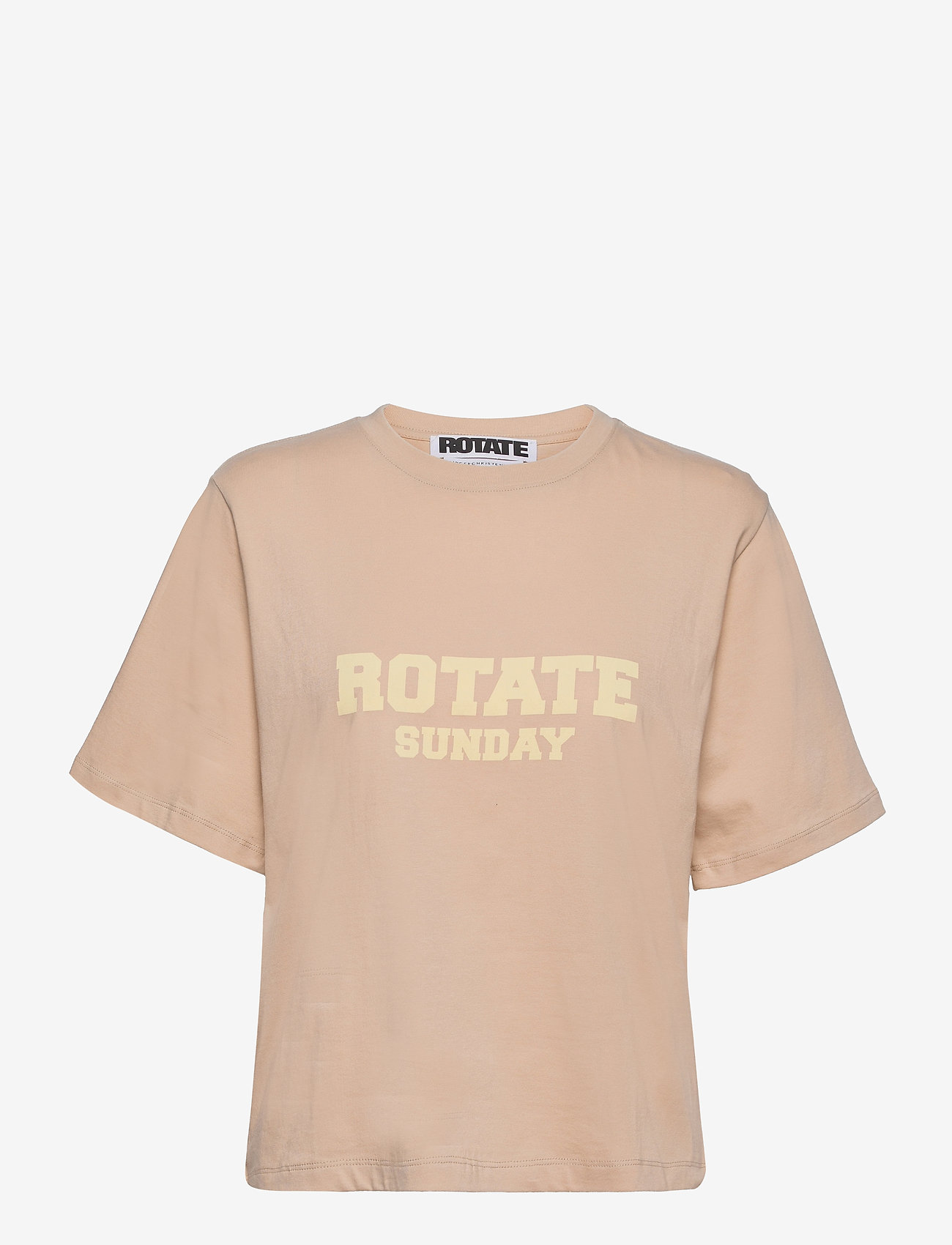 ROTATE Birger Christensen Aster T-shirt (Humus) - 679 kr | Boozt.com