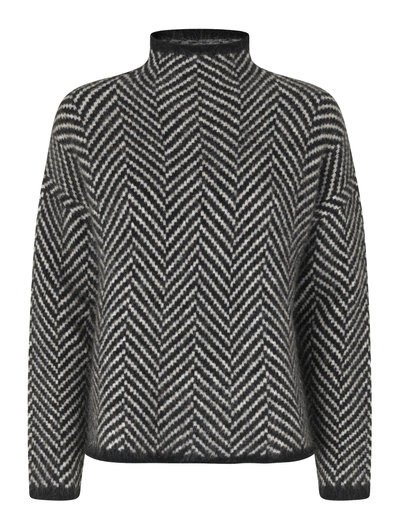 Second Female Herrin Knit New T-neck – strik – shop på Booztlet