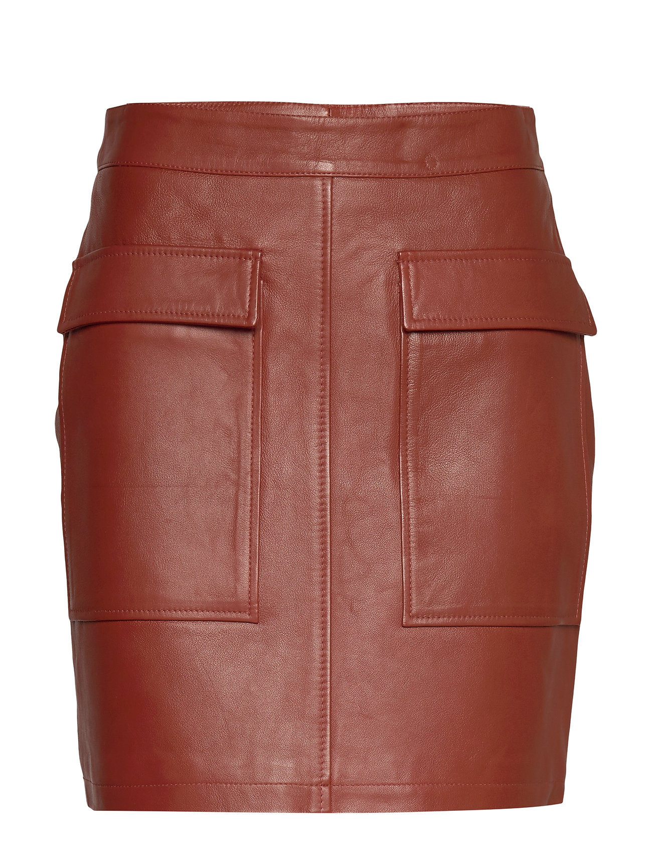 Selected Femme Slfbitsa Mw Leather Skirt Ex (Fired Brick), 529 kr ...