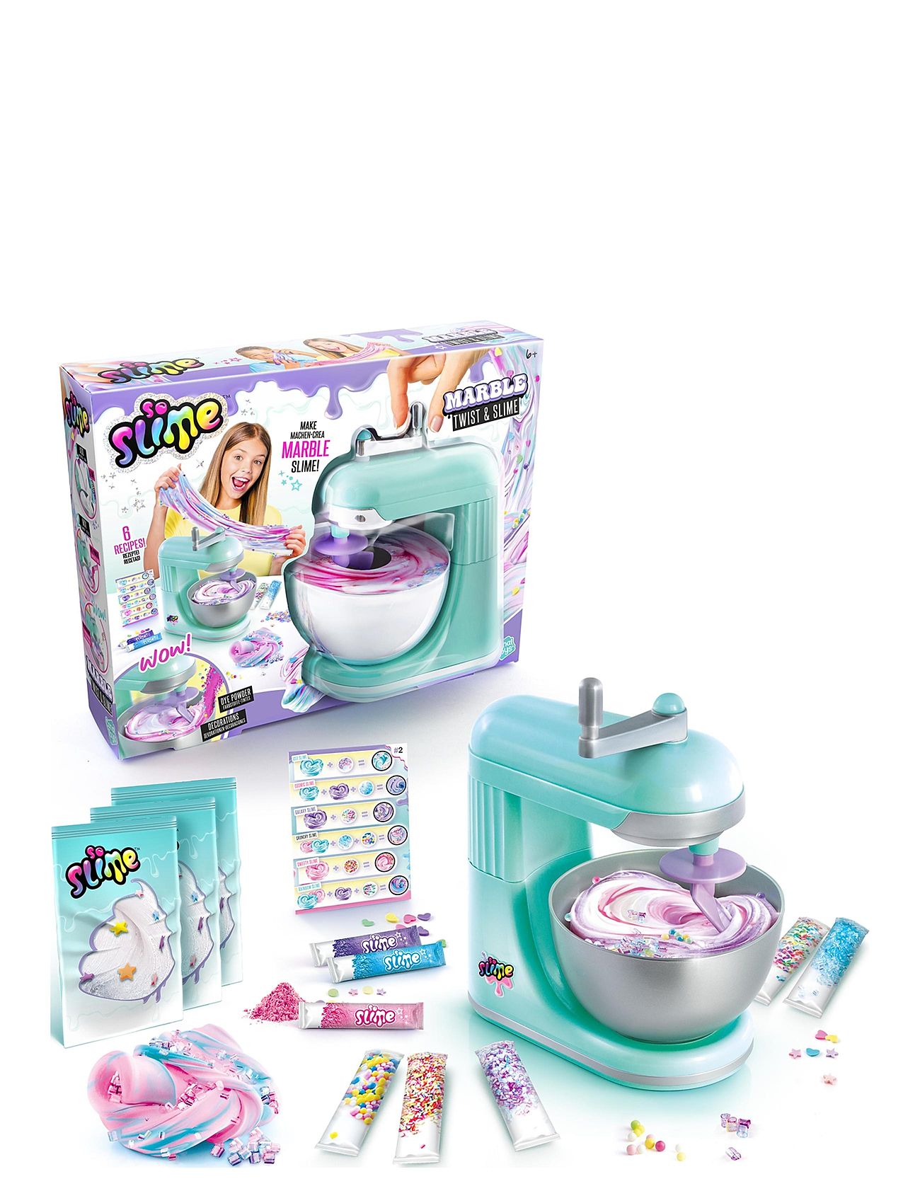 Slime Kits For Girls Twist & Mix Slime Set For Kids (Ages 6+) – Real ...