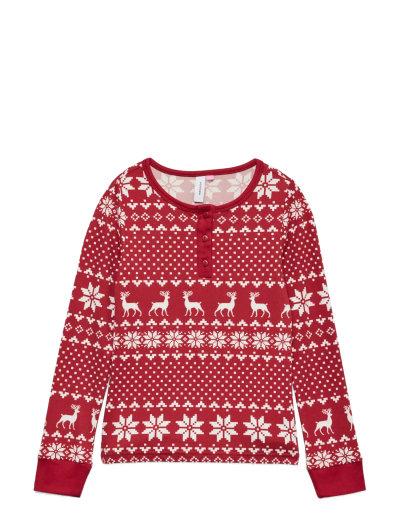 Vero Moda Girl Vmchris Ls Button Top Jrs Xmas Girl – langermede t ...