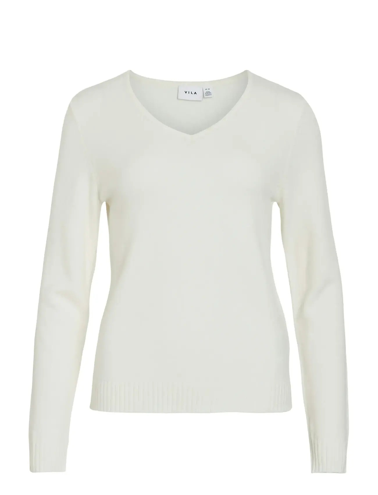 Vila Viril V-neck L/s Knit Top - Tröjor - Boozt.com